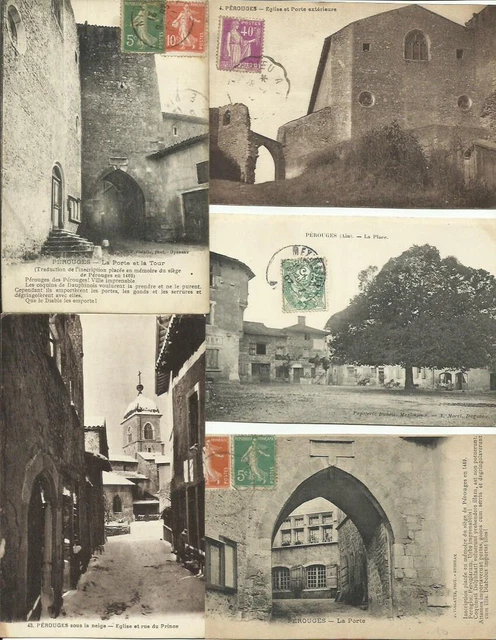 LOT DE 130 Cartes Postales Anciennes De Perouges (01). EUR 20,00 ...