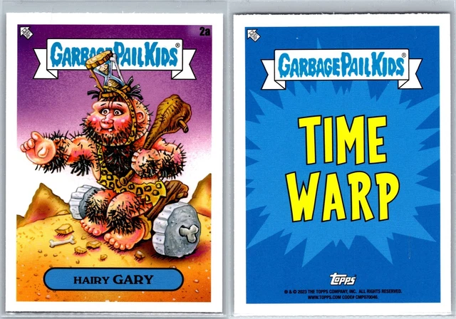 2023 GARBAGE PAIL Kids GPK InterGOOlactic Time Warp Hairy GARY 2a *MINT ...