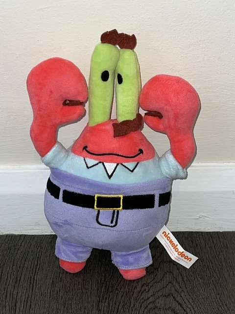 NICKELODEON MR KRABS SpongeBob SquarePants Plush Soft Teddy Crab Toy ...
