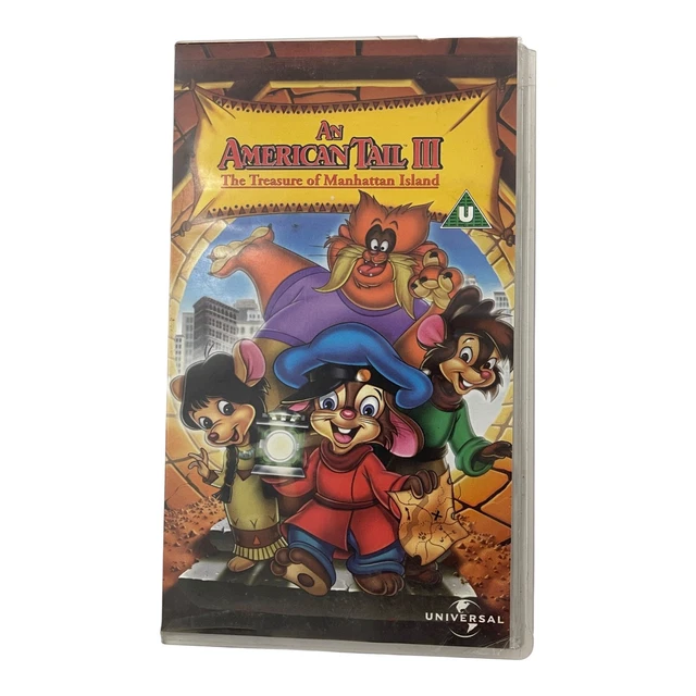 AN AMERICAN TAIL III: The Treasure of Manhattan Island VHS (1998) £8.99 ...