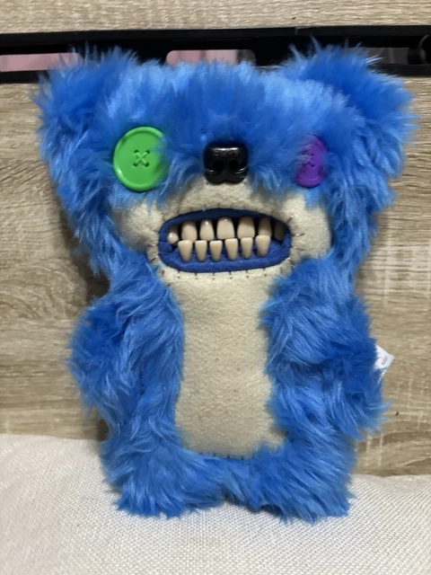 FUGGLER TEDDY BEAR Nightmare Blue, 22cm, Gen 1, Teeth £208.70 - PicClick UK