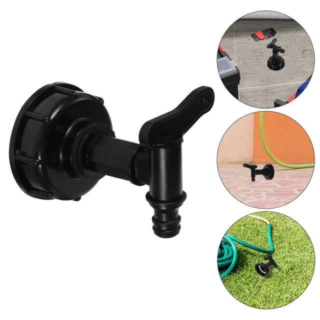 BULKHEAD FITTING SPIGOT for Rainwater Container High Flow Water Valve ...