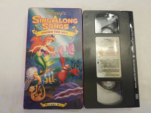 WALT DISNEY'S SING Along Songs Volume 6 Little Mermaid Under the Sea ...