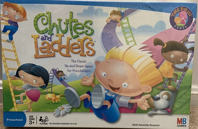 CHUTES & LADDERS Preschool Board Game Hasbro Milton Bradley 2005 Game ...