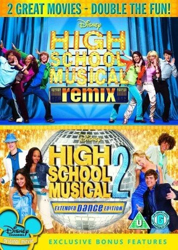 HIGH SCHOOL MUSICAL (Remix)/High School Musical 2 (Extnd Dance) [DVD] £ ...
