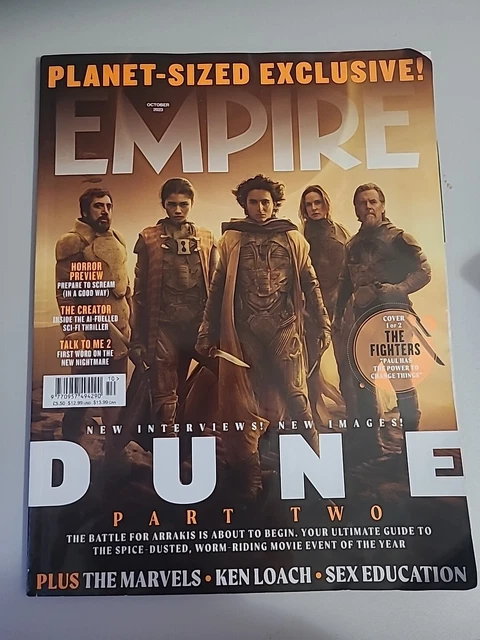 EMPIRE MAGAZINE DUNE Part Two October 2023 Cover 1 Of 2 £2.25 - PicClick UK