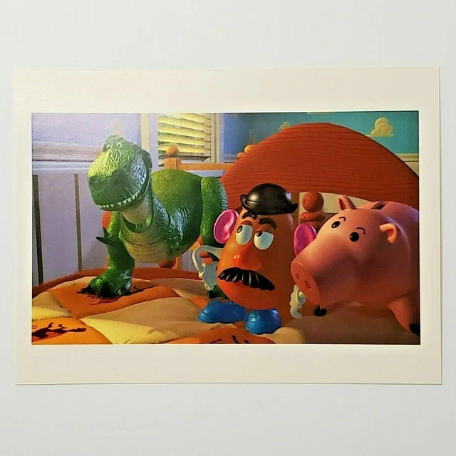 TOY STORY POSTCARD Disney Pixar Mr. Potato Head Rex the Dinosaur Ham ...