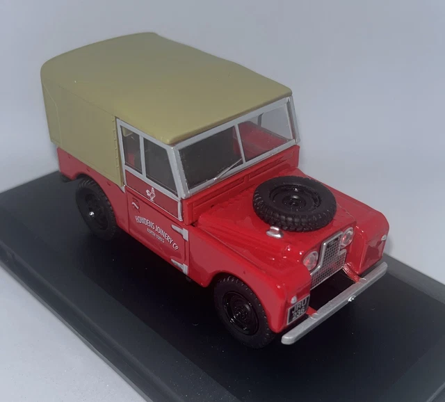 DIECAST LAND ROVER Series 1 Howdens Joinery Co. Livery rosso Oxford ...