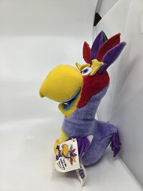 MR CADBURYS PARROT Soft Toy Plush Vintage With Tags Mini Eggs 1989 Rare ...