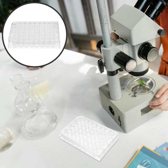 TISSUE CULTURE PLATE Petri Dish Cell Tray Clear Science Laboratory £7. ...