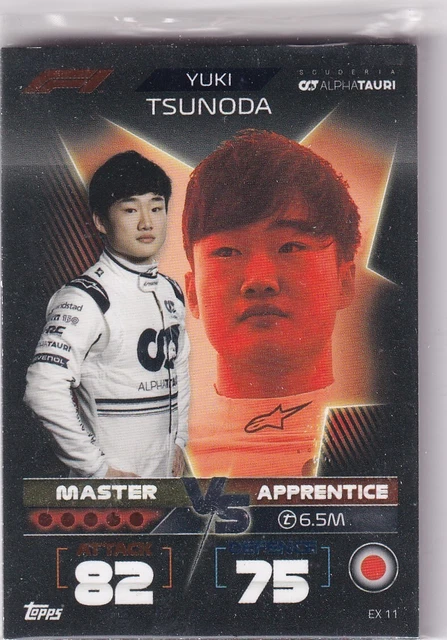 TOPPS F1 TURBO Attax 2022 Formule 2 Carte N° EX 11 Yuki Tsunoda Master EUR 1,81 - PicClick FR
