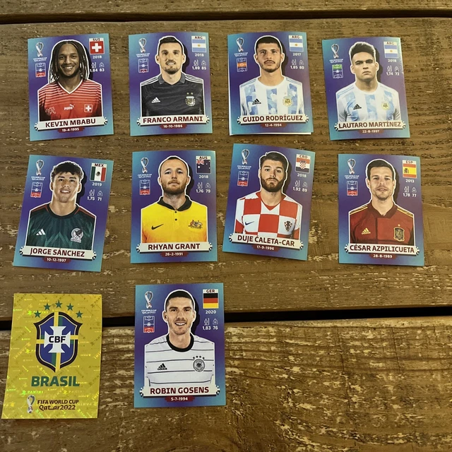 PANINI FOOT FIFA World Cup Qatar 2022 : 10 Images Stickers Differents £1.75 - PicClick UK
