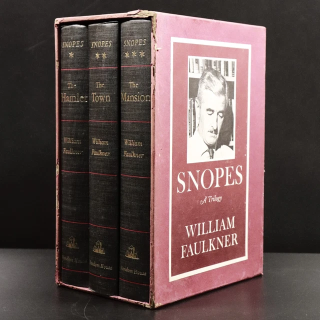 1964 3VOL SNOPES A Trilogy by W. Faulkner American Fiction Book Set The ...