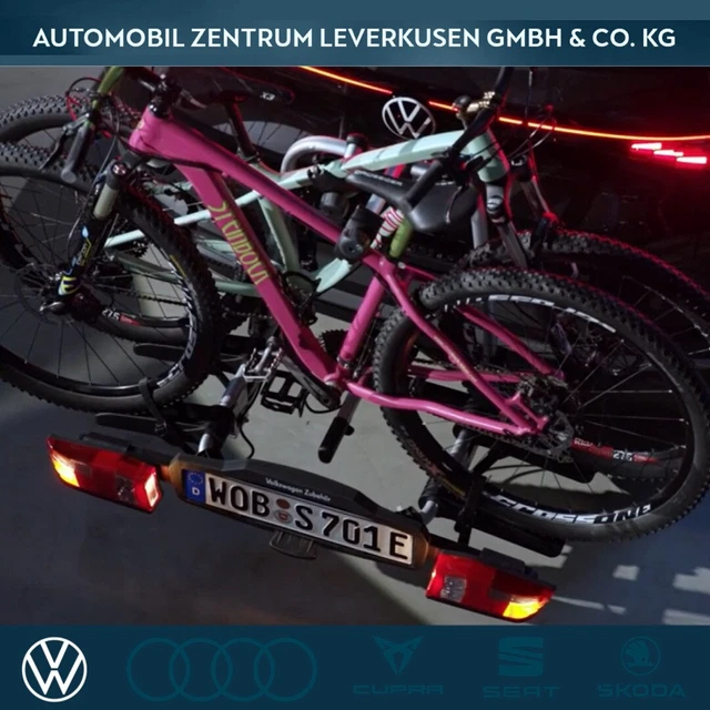 ORIGINAL VOLKSWAGEN FAHRRADTRÄGER für die Anhängevorrichtung Compact2 3C0071105B EUR 528,90 ...