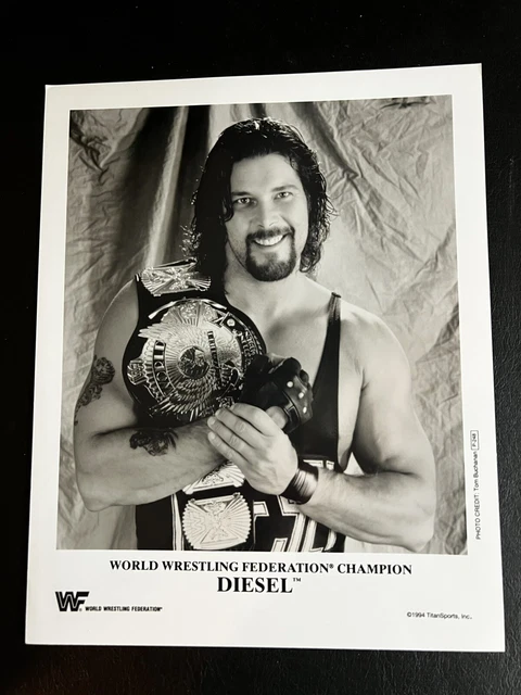 ORIGINAL UNSIGNED 1995 Diesel WWF 8 X 10 Promo Photo WWE WCW Kevin Nash ...