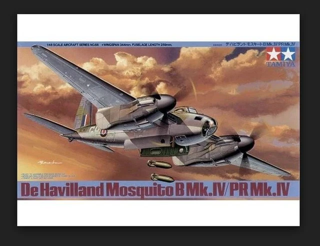 TAMIYA 61066 1/48 Scale De Havilland Mosquito B Mk.IV/PR Mk.IV £29.39 ...