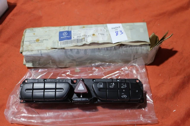 MERCEDES W203 W209 class switch strip switch block 2038216258 new nos £ ...