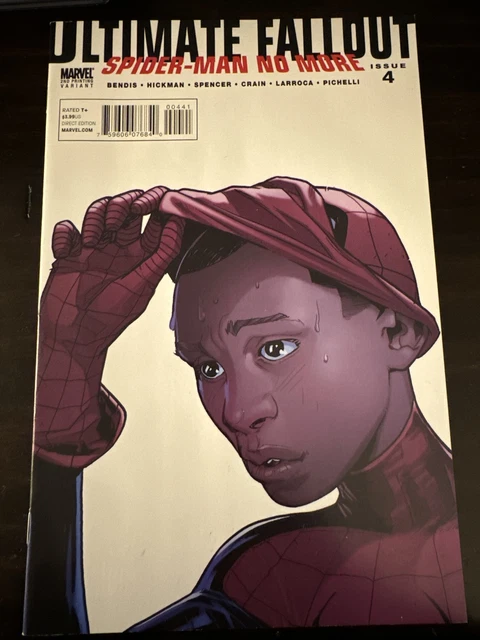 ULTIMATE FALLOUT 4 Spider-Man No More 1st Miles Morales 2nd Print ...