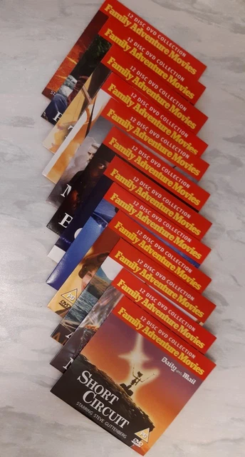 DAILY MAIL DVD collection (12 DVD) Family Adventure Movies EUR 9,33 ...