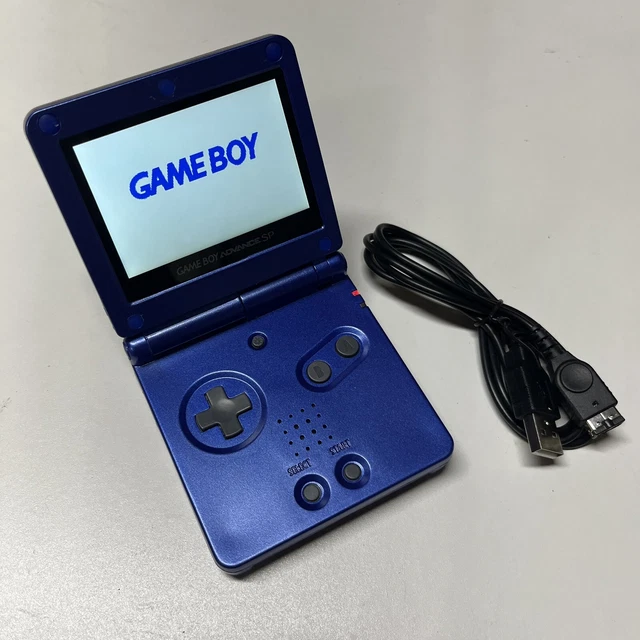 BACKLIT BLUE NINTENDO Game Boy Advance SP System GBA SP IPS LCD ...