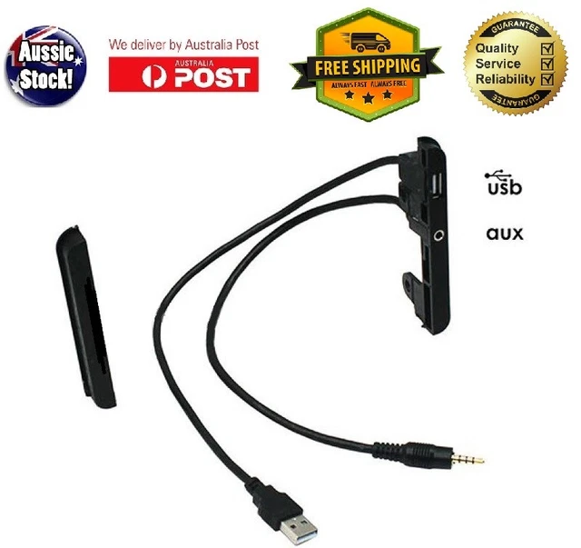 FASCIA FACIA FITS Toyota Double-Din Side Trims Usb 3.5mm Aux Auxiliary Input* $34.00 - PicClick AU