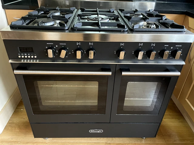 DELONGHI DTR 906 DF AN Modern Twin cavity dual fuel Range Cooker ...