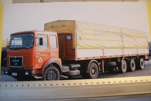 GROSS-FOTO, OLDTIMER LKW DDR, MAN F8, 19361, Spedition Autoprevoz ...