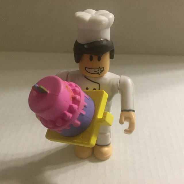 ROBLOX SERIES 3 Figure - Roblox Baker's Valley Cakemaster Figure £8.08 ...