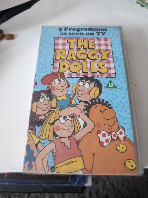 VHS MOVIE THE Raggy Dolls Animation Video Cassette Neil Innes Vintage ...