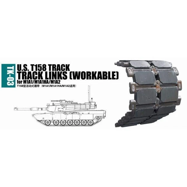 TRUMPETER U.S. T158 Track for M1A1/M1A1HA/M1A2 Model Kit (US IMPORT) £ ...