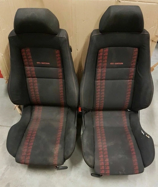 VW GOLF MK3 Vento 5Dr Gti Limited Edition Recaro Red Black Seats Cards ...