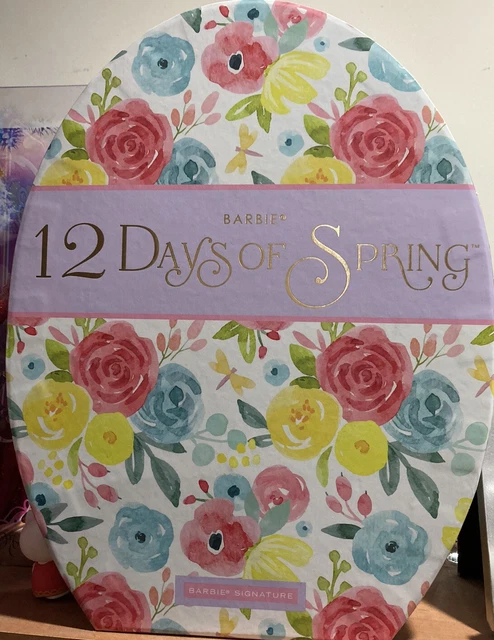 2024 BARBIE SIGNATURE 12 Days of Spring Collector Doll Mattel Creations ...