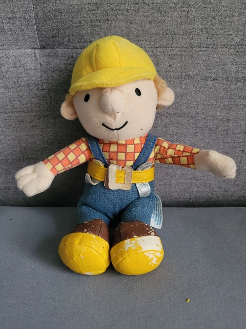 BOB THE BUILDER Beanie 1998 Plush Soft Toy Born to Play 9” £6.50 ...