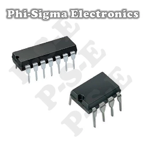 OP AMP IC (LM741, LM358, LM324, LM393, TL071, TL072, TL074, TL081 ...