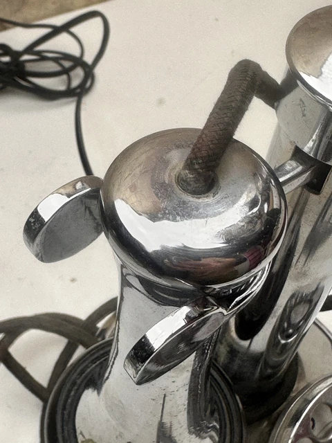 VINTAGE SILVER METAL English Telephone Co London Telephone Available ...
