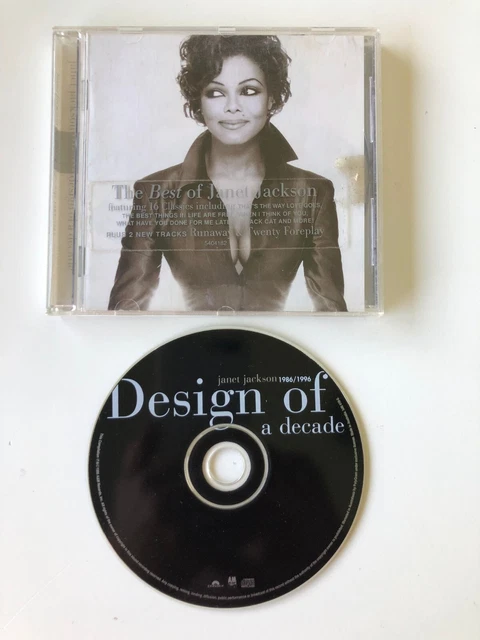JANET JACKSON DESIGN Of A Decade The Best Of CD 1995 Greatest Hits $4. ...