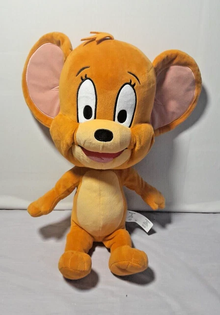 LARGE JERRY MOUSE Plush Soft Toy Tom And Jerry Classic Cartoon 17" 43cm ...