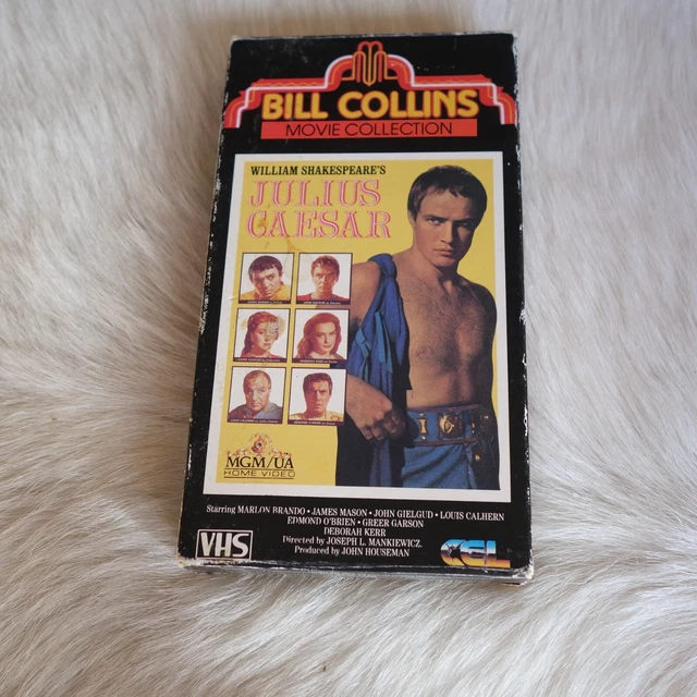 BILL COLLINS VHS WILLIAM SHAKESPEARE Julius Ceaser VHS Bill Collins ...