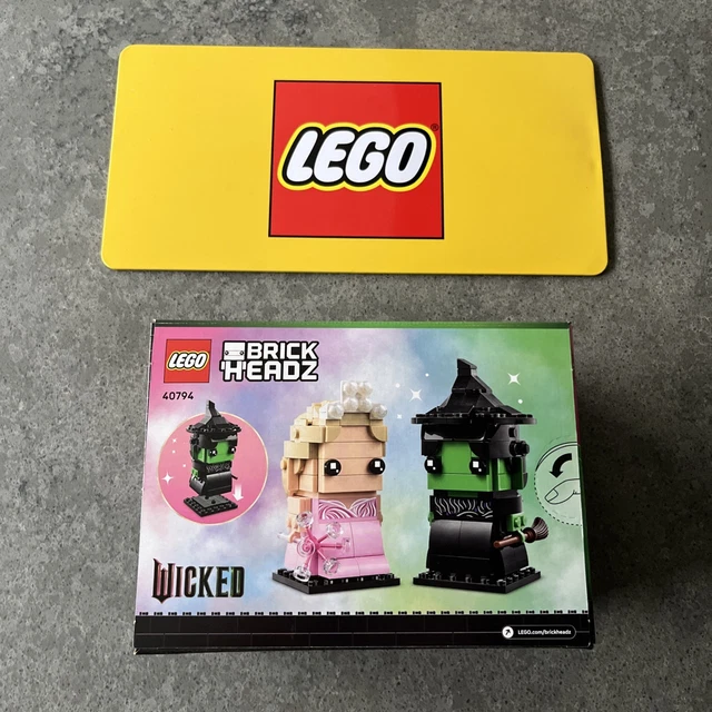 LEGO BRICKHEADZ 40794 Wicked: Elphaba & Glinda. Brand New & Sealed. £21 ...
