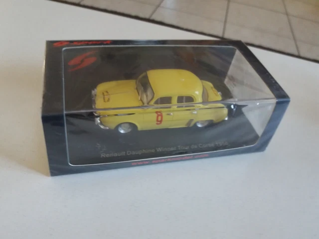 RENAULT DAUPHINE WINNER tour de corse 1956 spark neuve 1/43 EUR 45,99 - PicClick FR