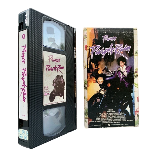 PRINCE: &PURPLE RAIN& (VHS, 1984) Video Tape Vintage Original First ...