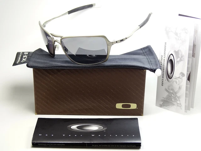 OAKLEY INMATE LIGHT Black Polarized Sonnenbrille Deviation Probation ...