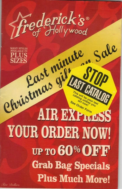 FREDERICK'S OF HOLLYWOOD - 1997 Vol. 107 Issue 435 $24.03 - PicClick CA