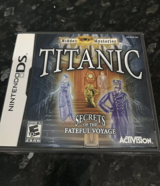 NINTENDO DS: HIDDEN Mysteries Titanic: Secrets of the fateful voyage ...