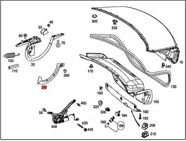 GENUINE MERCEDES W213 E-CLASS W213 Cable duct 2138210989 £33.55 ...
