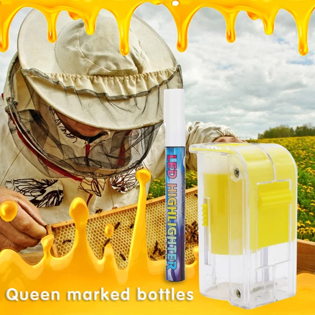 B# QUEEN BEE Marking Kit Bee Markers Pens Beekeeper Marker Bottle Queen ...