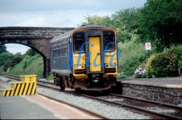BRITISH RAIL DIESEL Multiple Unit Sprinter Dmu 153324 2004 Drigg Orig ...