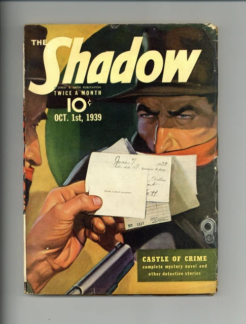 SHADOW PULP VOL. 31 #3 VG/FN 5.0 1939 £64.40 - PicClick UK