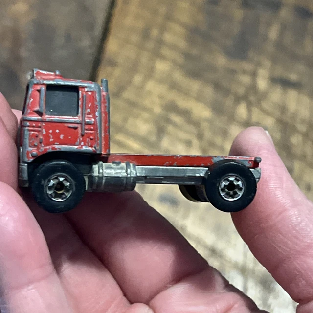 VINTAGE 1973 HOT Wheels Mattel RED Semi Truck Cab Only Hong Kong £4.72 ...