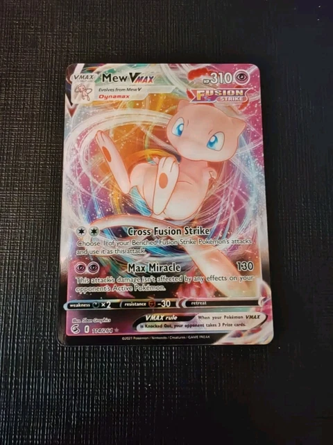 POKEMON TCG MEW VMAX 114/264 ENG Fusion Strike Colpo Fusione EUR 2,00 - PicClick IT